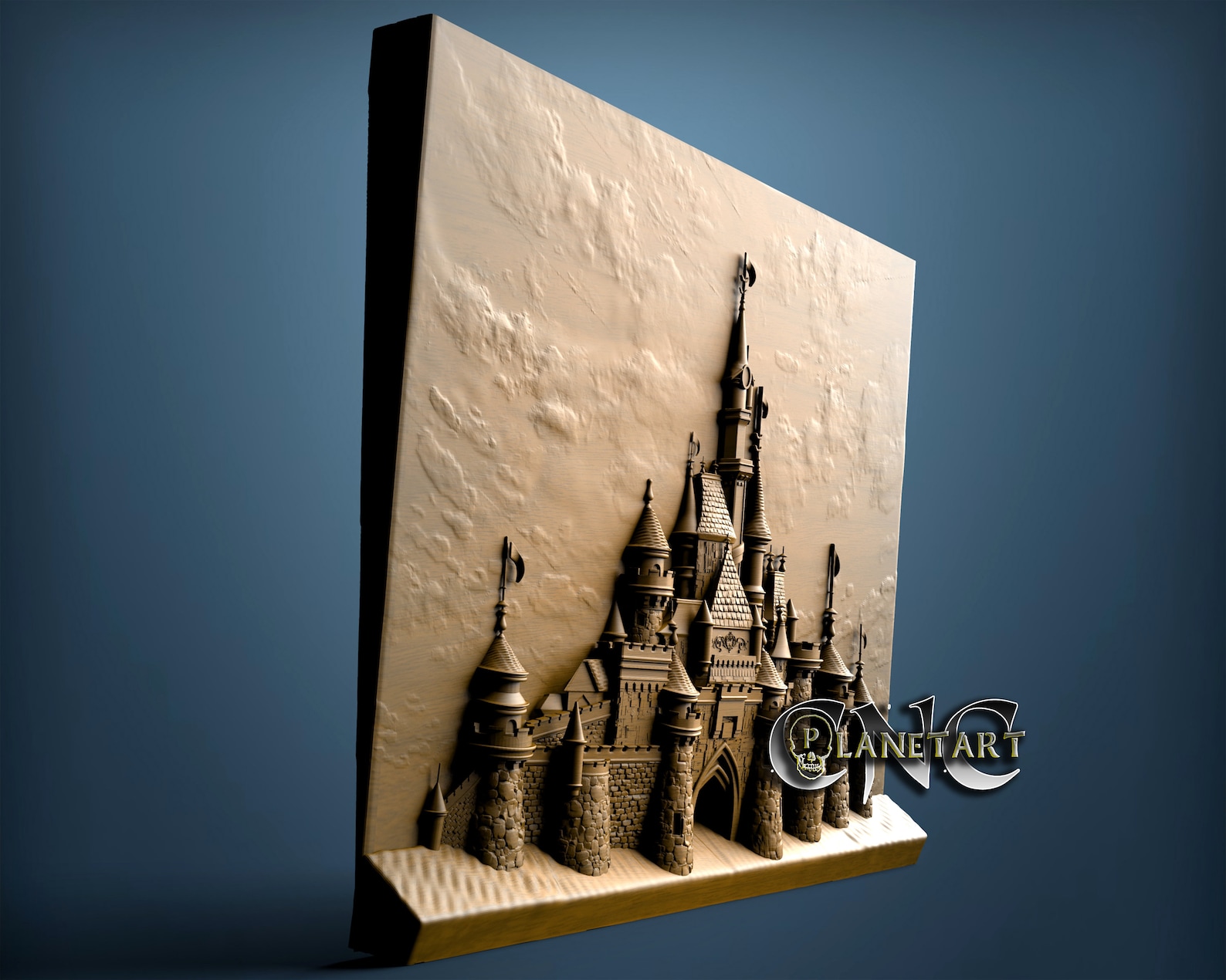 Magic Castle 3D STL Model CNC Router Engraver Artcam | Etsy