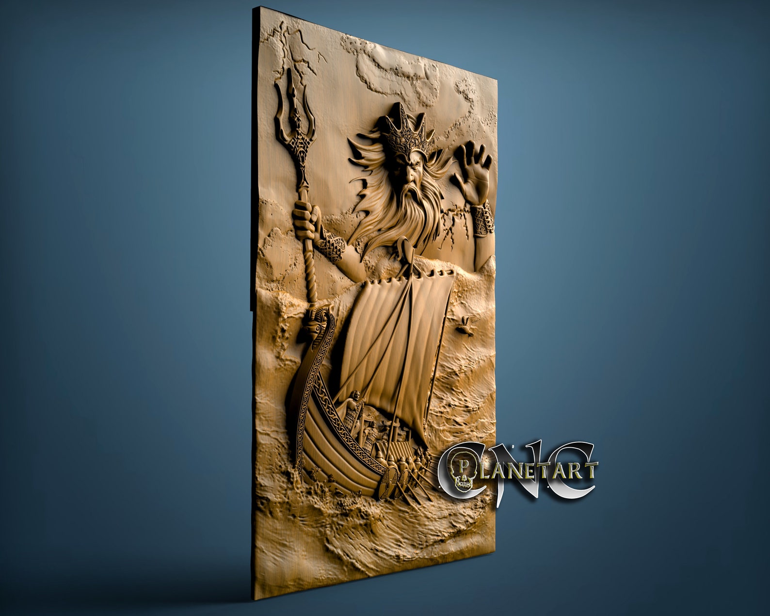 Odin 3D STL Model CNC Router Engraver Artcam Aspire CNC | Etsy