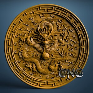 Drago, 3D STL Model, CNC Router Engraver, Artcam, Aspire, CNC Files ...