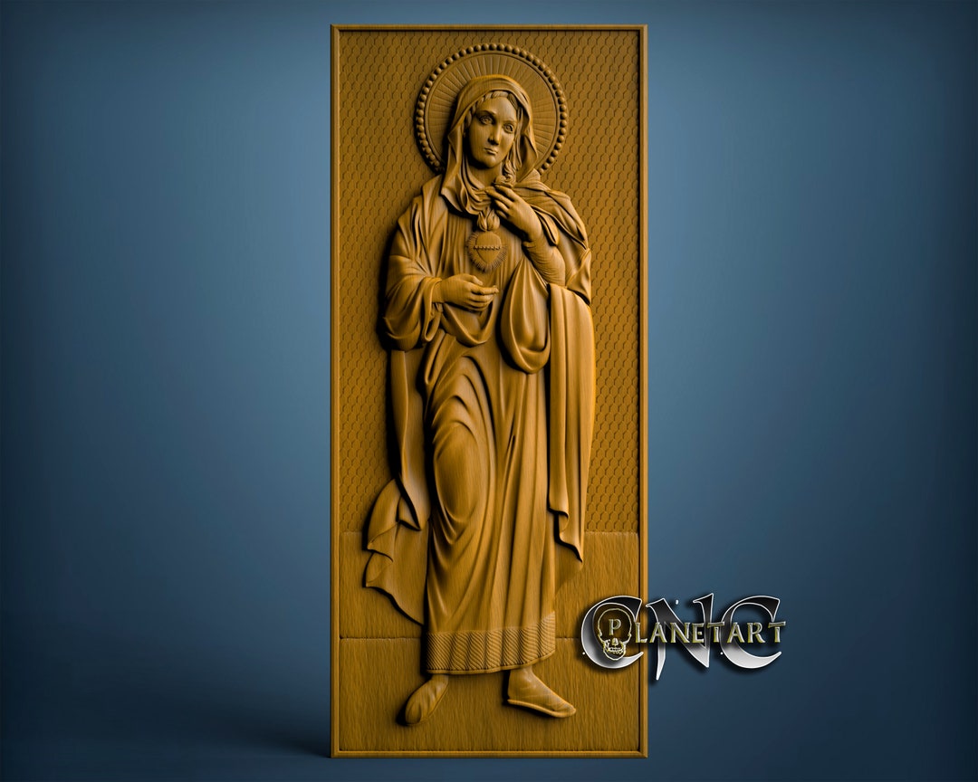 Santa Maria, 3D STL Model, CNC Router Engraver, Artcam, Aspire, CNC ...