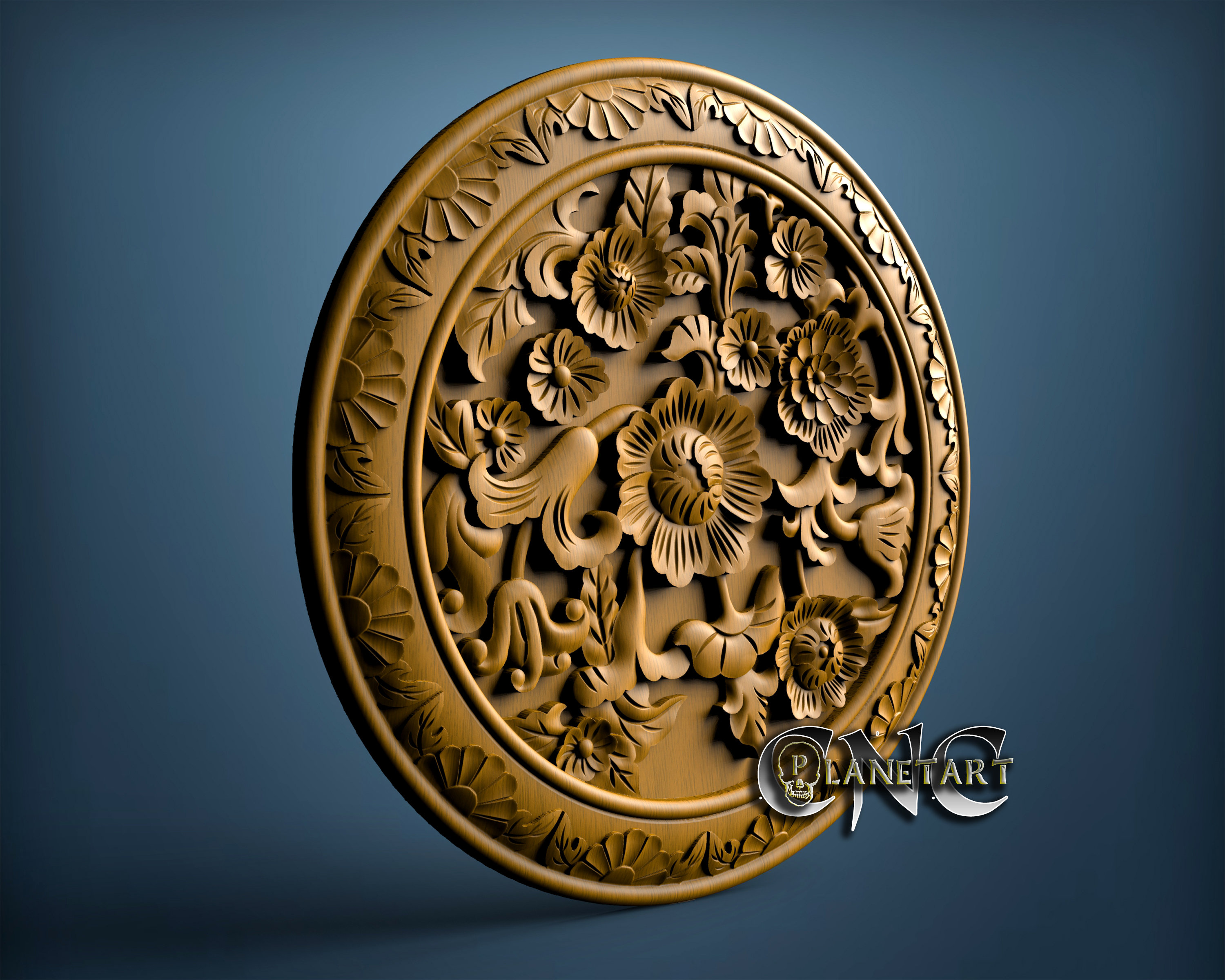 Flowers 3D STL Model CNC Router Engraver Artcam Aspire - Etsy