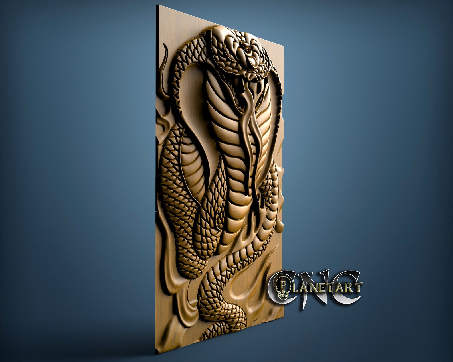 Cobra 3D STL Model CNC Router Engraver Artcam Aspire CNC | Etsy