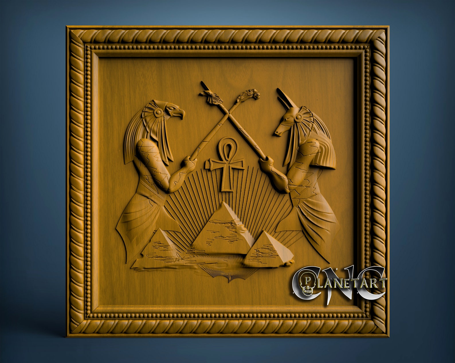 Anubis 3D STL Model CNC Router Engraver Artcam Aspire CNC - Etsy