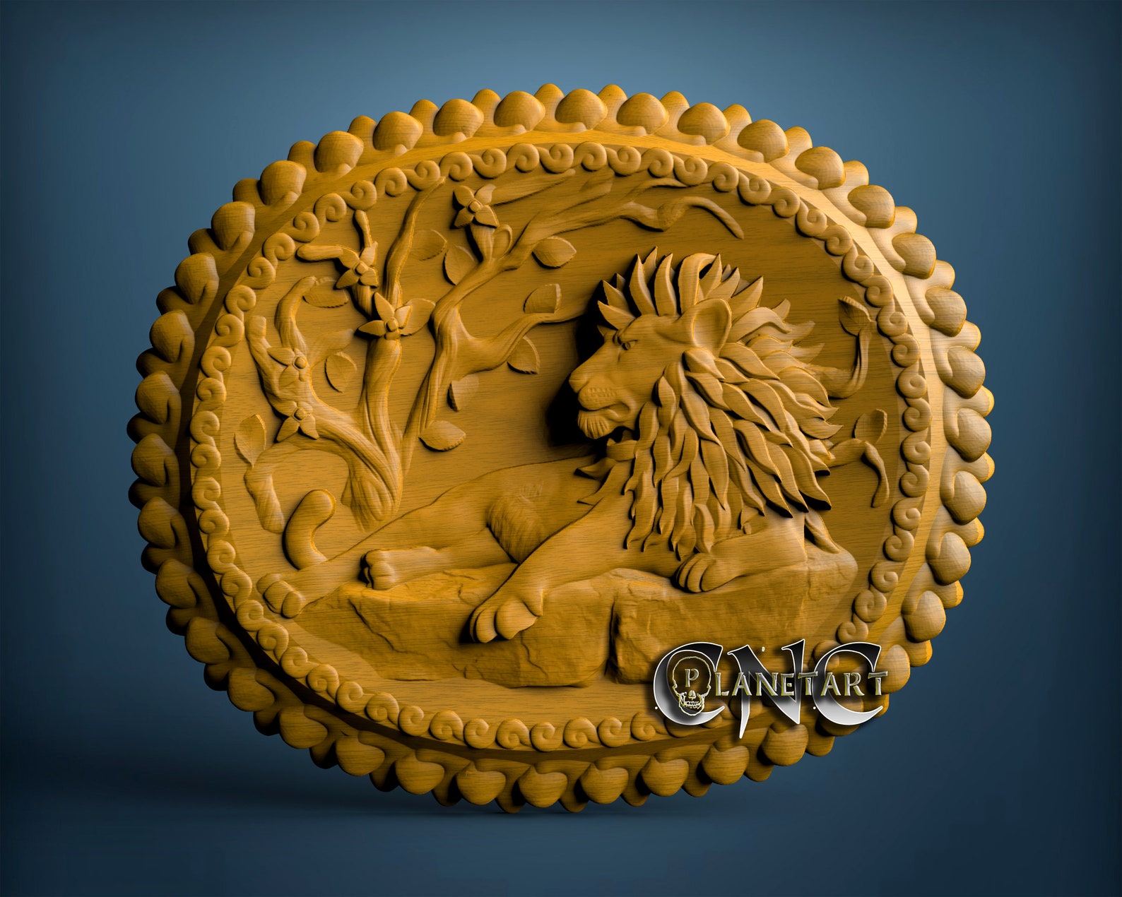 Lion 3D STL Model CNC Router Engraver Artcam Aspire CNC - Etsy