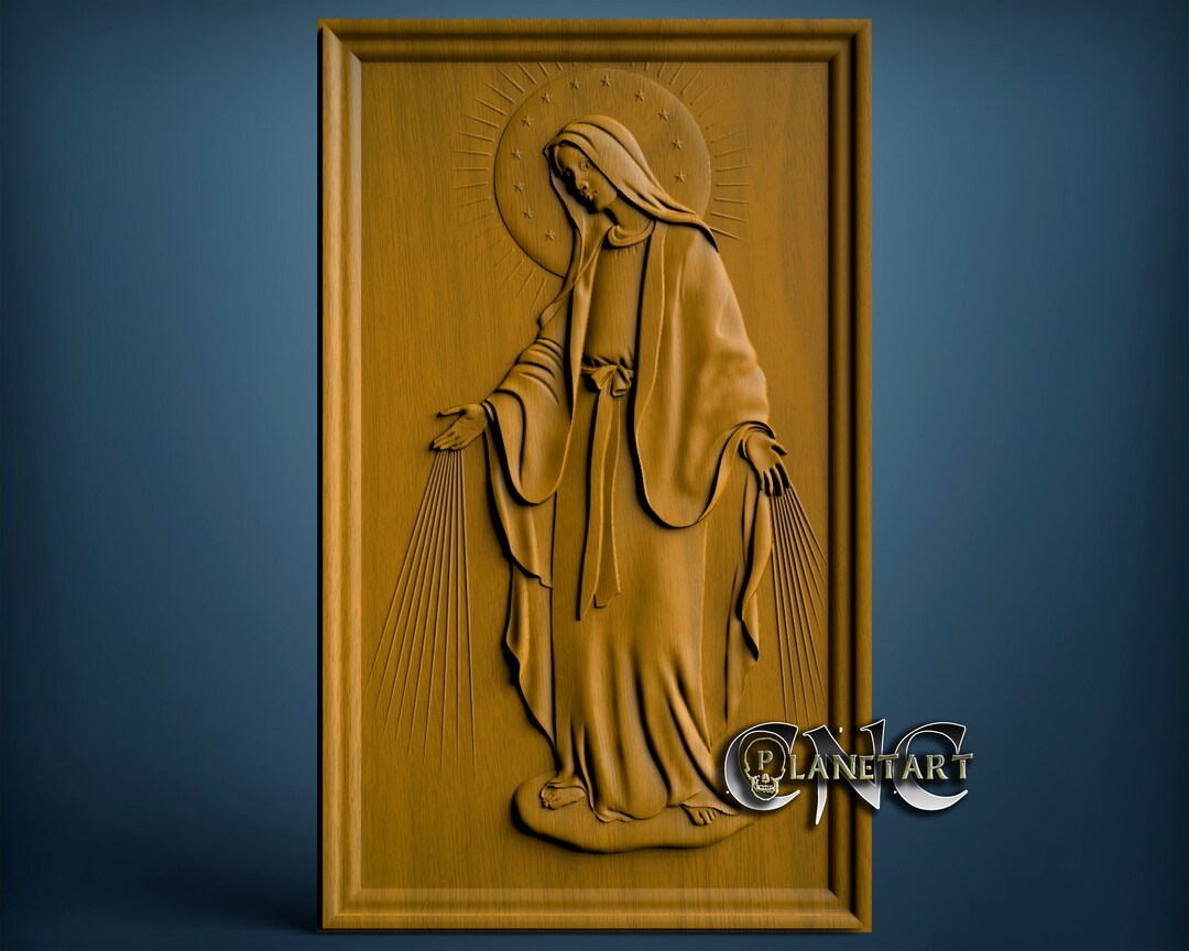 Santa Maria, 3D STL Model, CNC Router Engraver, Artcam, Aspire, CNC ...