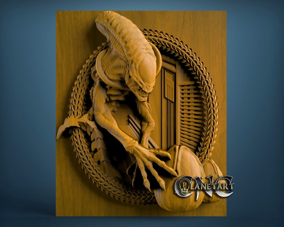 Alien Eggs 3D STL Model CNC Router Engraver Artcam Aspire - Etsy UK