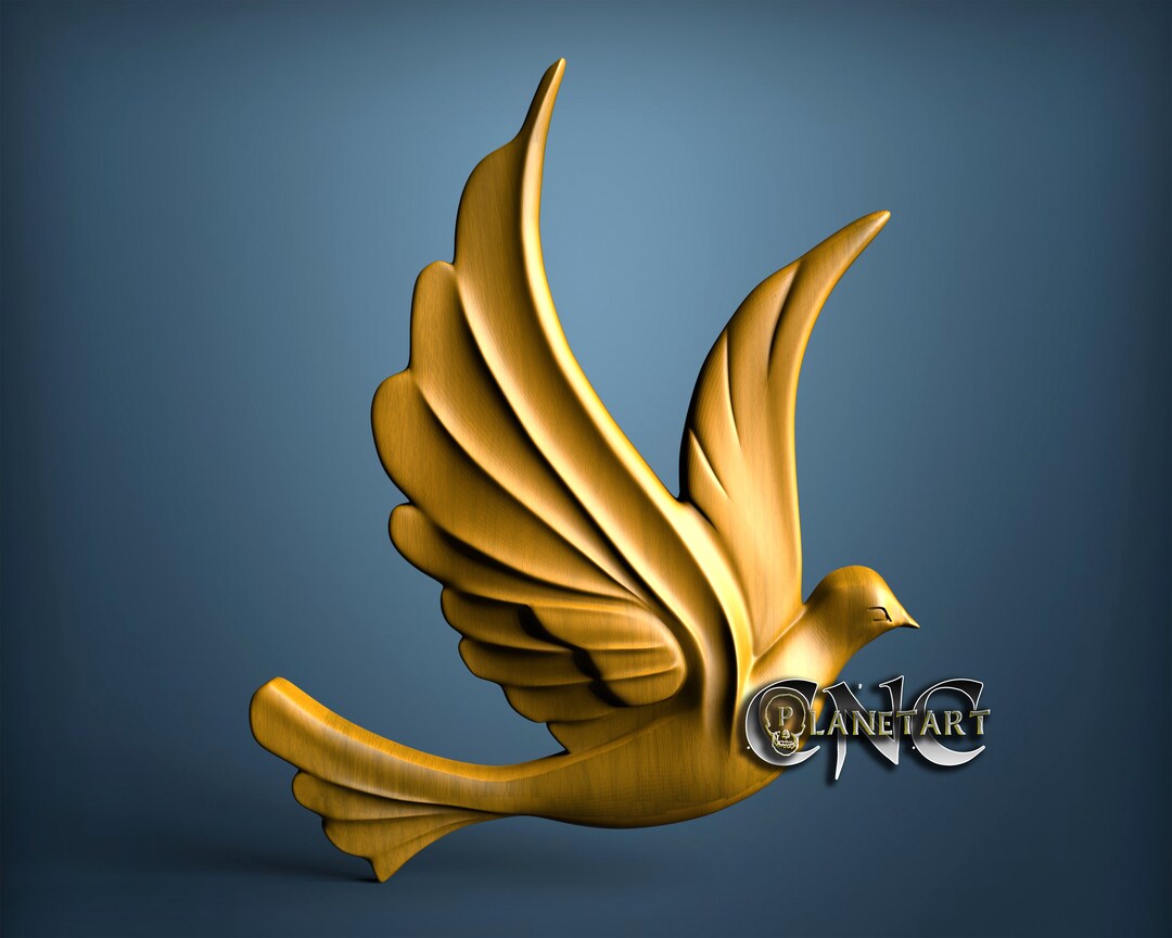 Bird, 3D STL Model, CNC Router Engraver, Artcam, Aspire, CNC Files ...