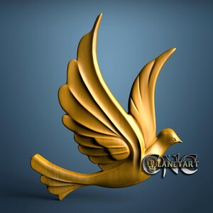 Bird, 3D STL Model, CNC Router Engraver, Artcam, Aspire, CNC Files ...
