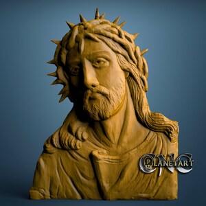Jesus, 3D STL Model, CNC Router Engraver, Artcam, Aspire, CNC Files ...