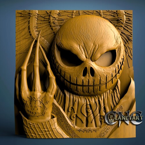 Skull 3d Stl Model Cnc Router Engraver Artcam Aspire Cnc Etsy