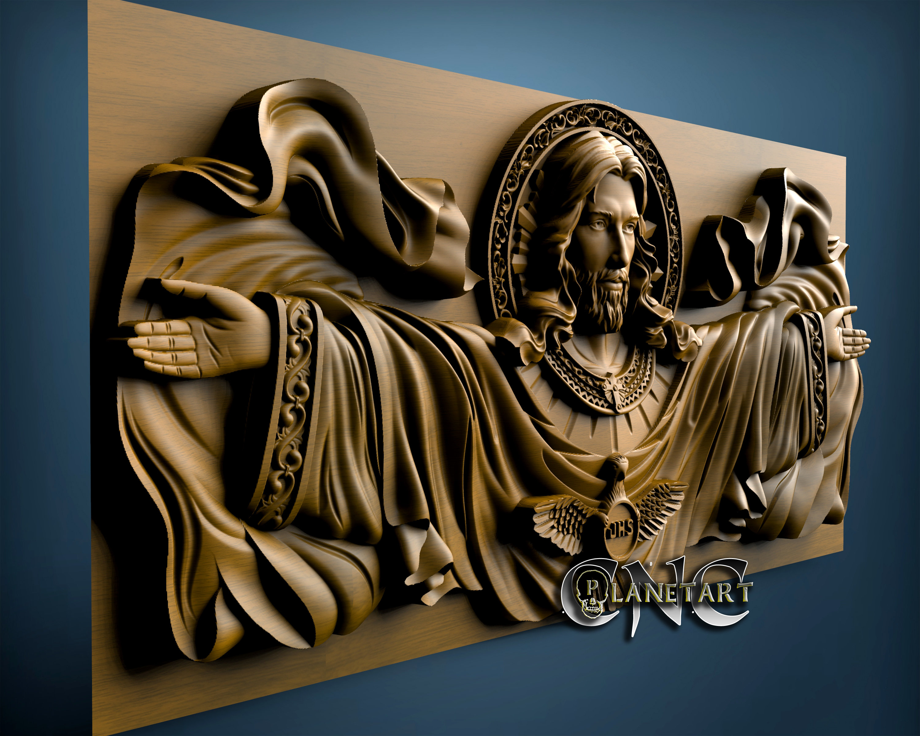 Jesus 3D STL Model CNC Router Engraver Artcam Aspire CNC - Etsy Australia