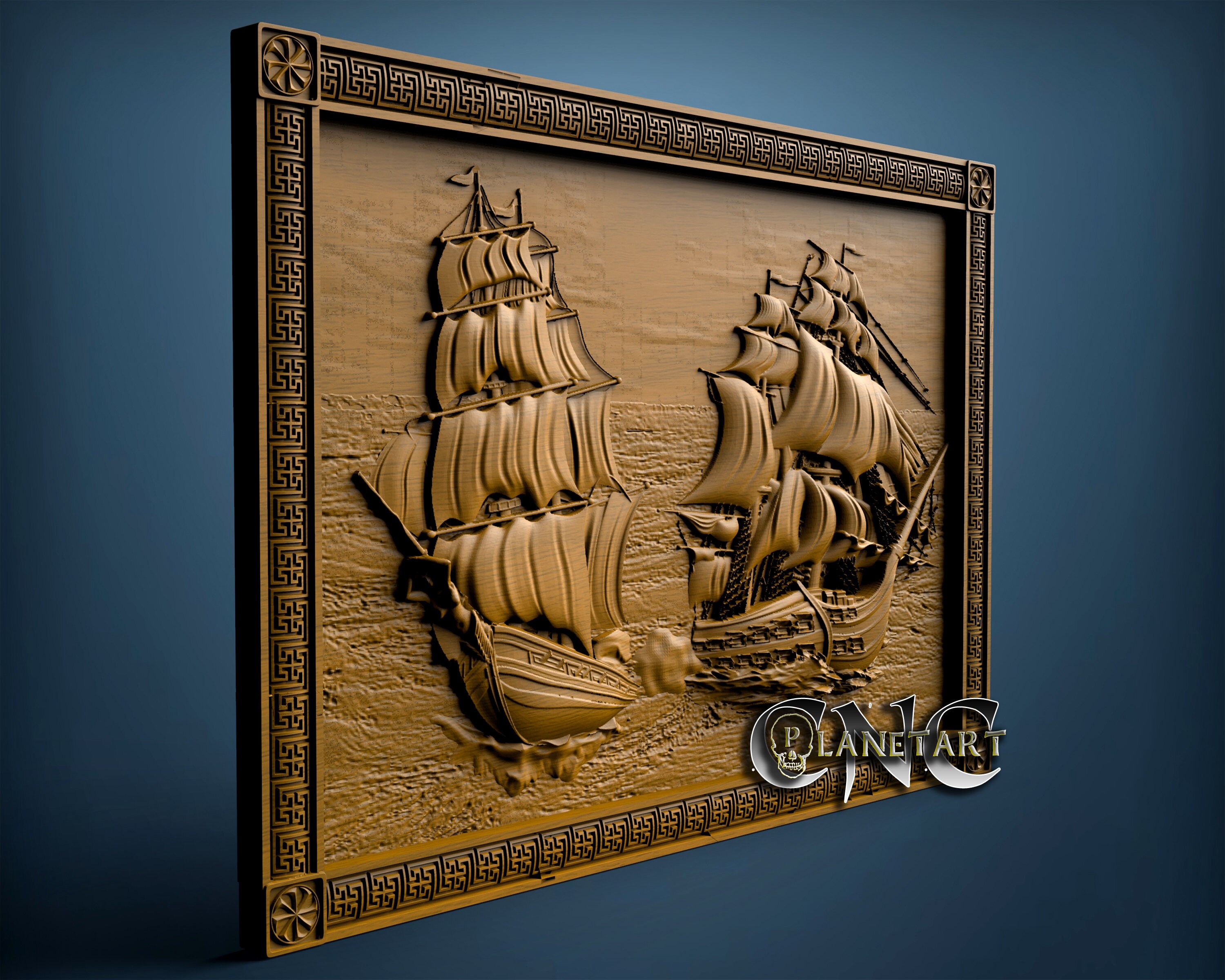 Ships 3D STL Model CNC Router Engraver Artcam Aspire CNC - Etsy