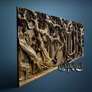 Tree Branches, 3D STL Model, CNC Router Engraver, Artcam, Aspire, CNC ...