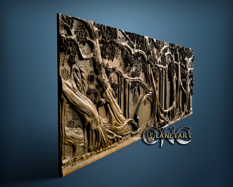 Tree Branches 3D STL Model CNC Router Engraver Artcam - Etsy Australia