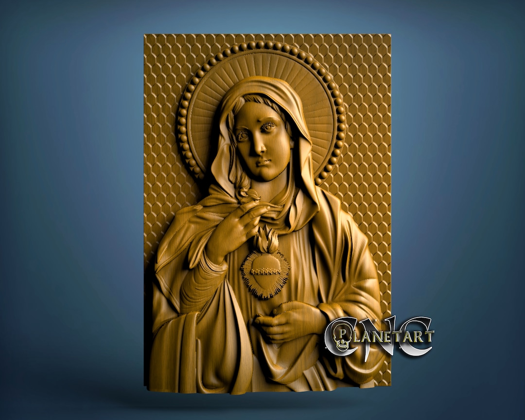 Santa Maria, 3D STL Model, CNC Router Engraver, Artcam, Aspire, CNC ...