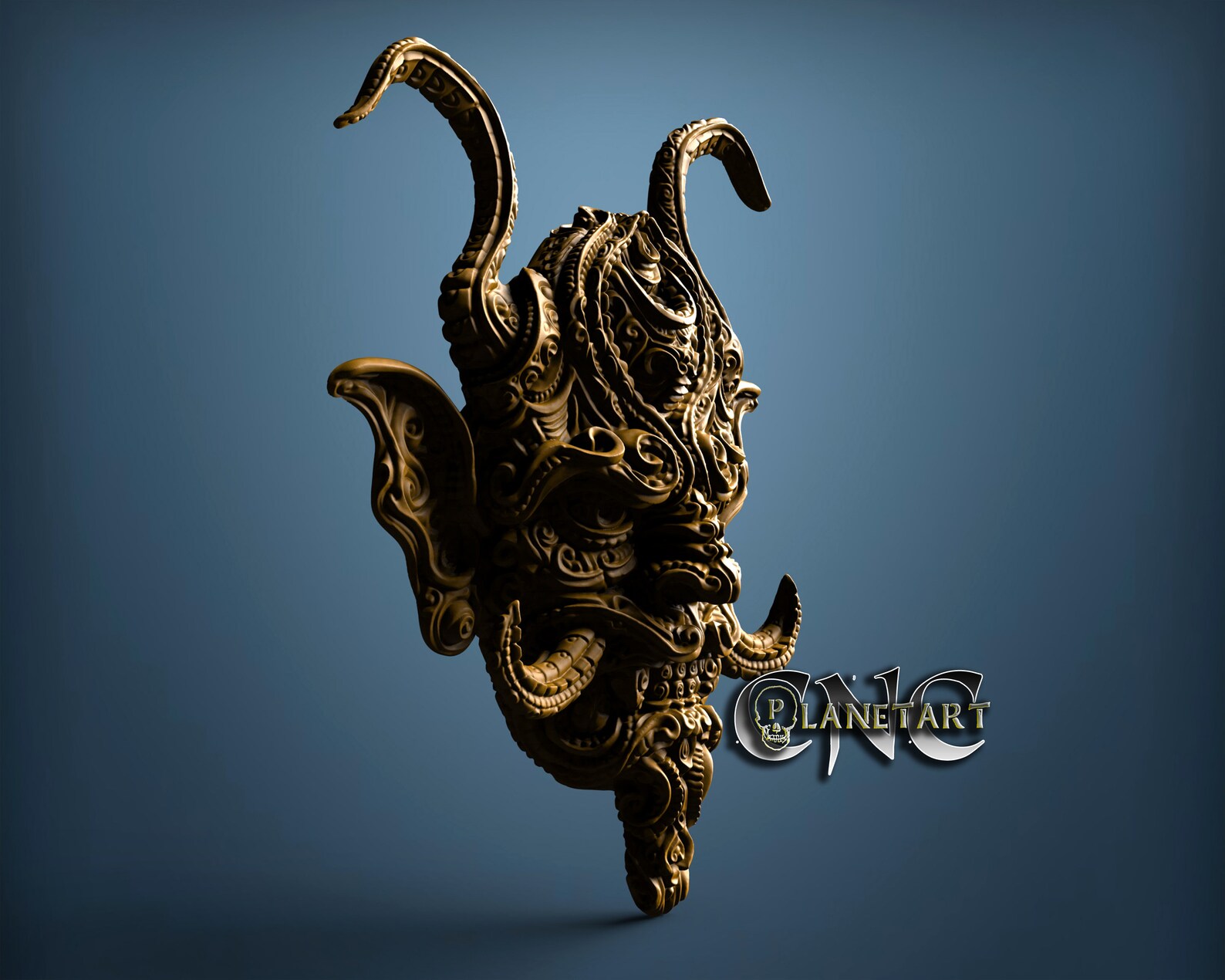 Mask 3D STL Model CNC Router Engraver Artcam Aspire CNC - Etsy