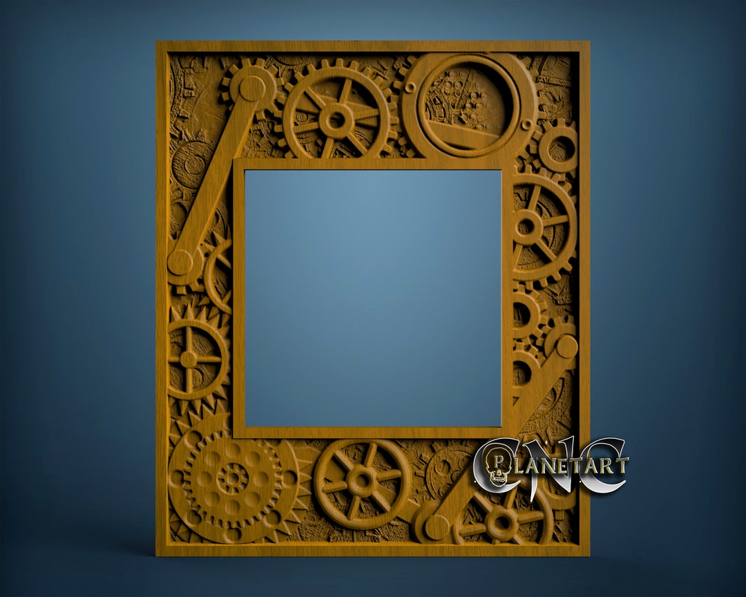 Main Frame, 3D STL Model, CNC Router Engraver, Artcam, Aspire, CNC ...