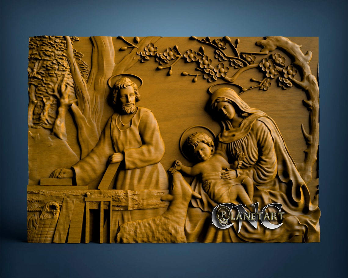 Religion 3D STL Model CNC Router Engraver Artcam Aspire - Etsy