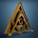 Masonic Symbol, 3D STL Model, CNC Router Engraver, Artcam, Aspire, CNC ...