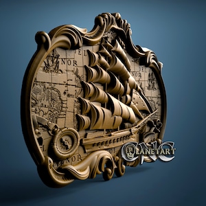The World Map, 3D STL Model, CNC Router Engraver, Artcam, Aspire, CNC ...