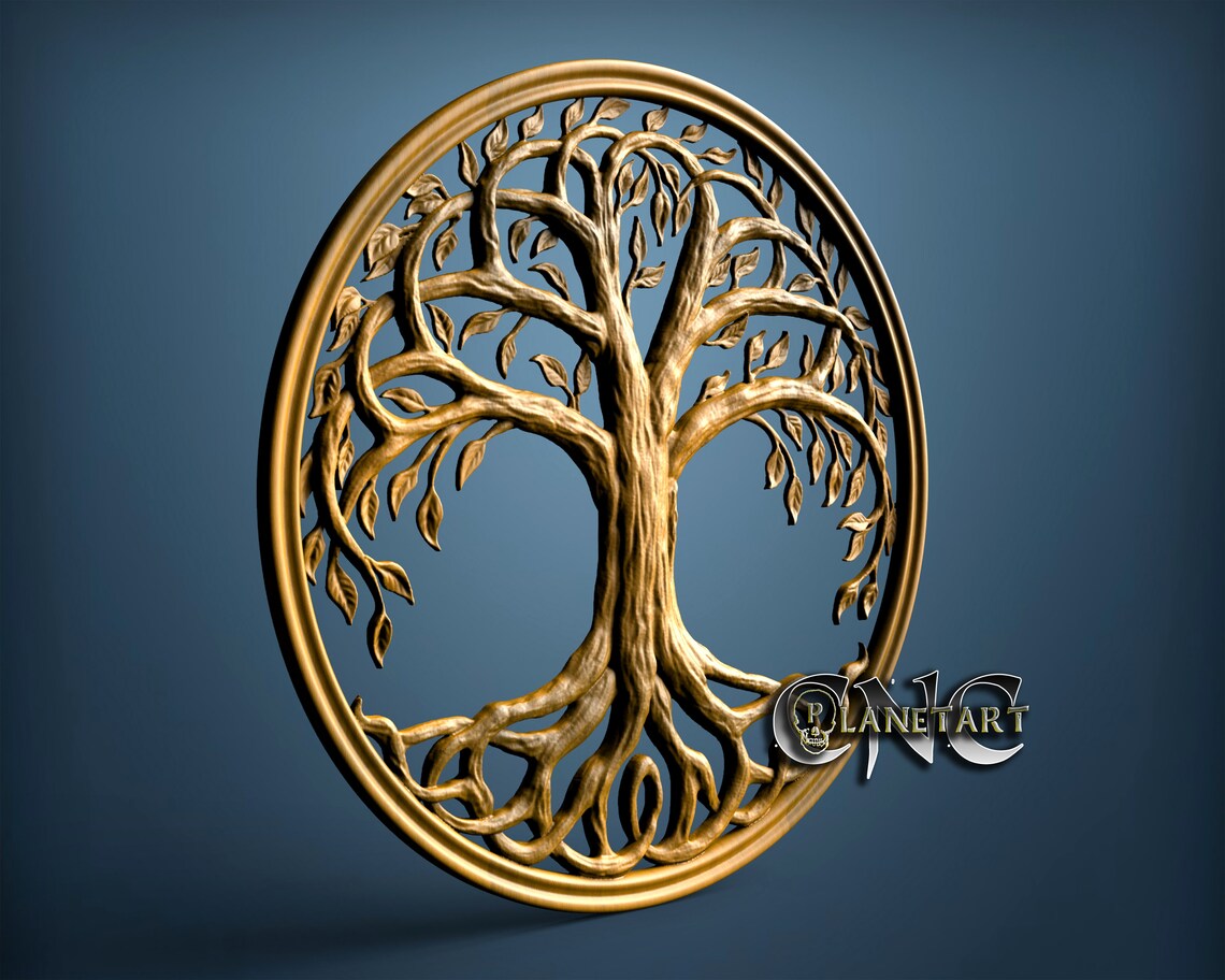 Tree of Life 3D STL Model CNC Router Engraver Artcam - Etsy Canada