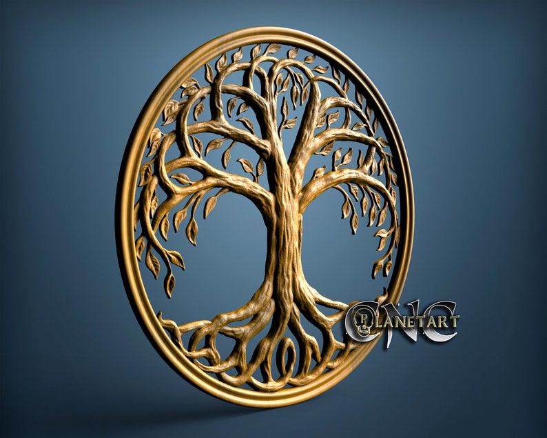 Tree of Life 3D STL Model CNC Router Engraver Artcam - Etsy Canada