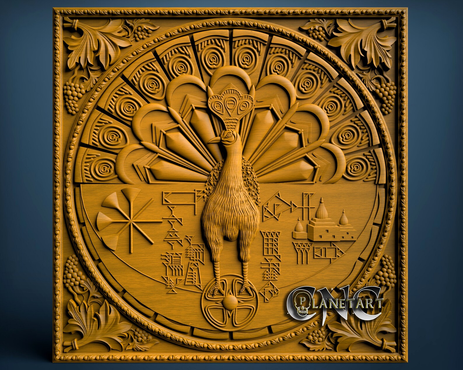 Pheasant 3D STL Model CNC Router Engraver Artcam Aspire - Etsy