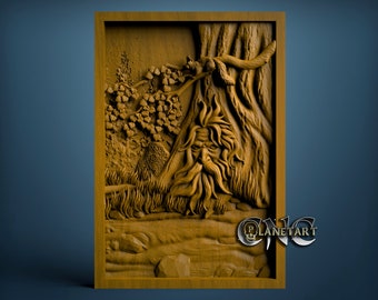 3D STL Model for CNC Router Engraver Carving Machine Relief - Etsy