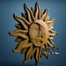 Sun Couple, 3D STL Model, CNC Router Engraver, Artcam, Aspire, CNC ...