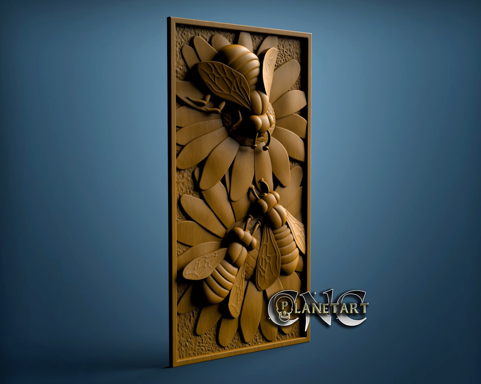 Bees 3D STL Model CNC Router Engraver Artcam Aspire CNC | Etsy