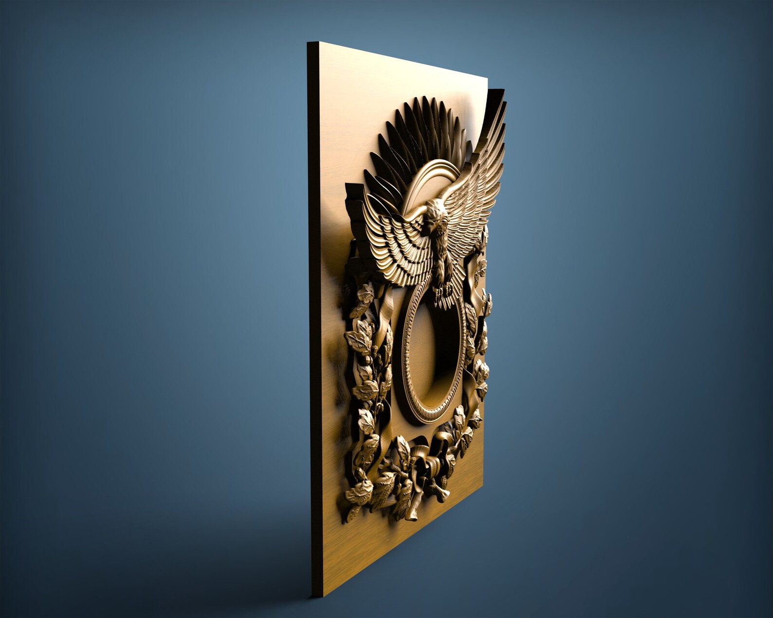 Eagle 3D STL Model CNC Router Engraver Artcam Aspire CNC | Etsy