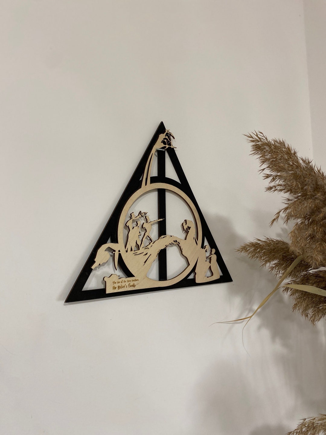 The Tale of Three Brothers Wizard Wall Decor, Wizard Boy Story Art ...