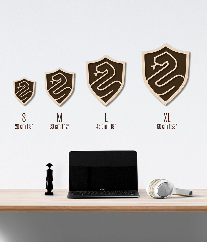 Wizard Wall Decor, Wizardy Houses Wood Wall Art, Magic School Faculty ...