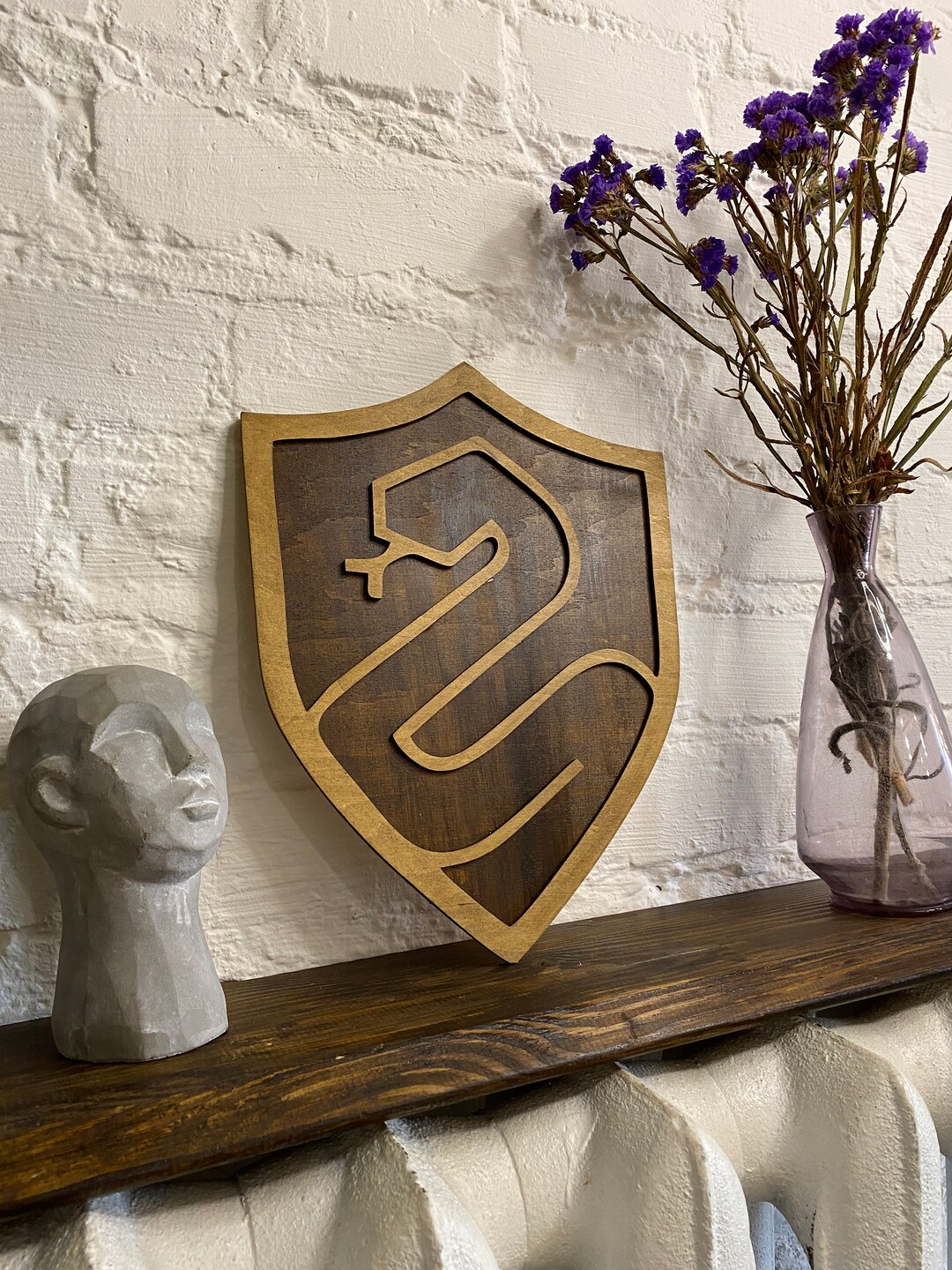 Wizard Wall Decor, Wooden Wall Art, Fantasy Decor, Book Lovers Gift ...