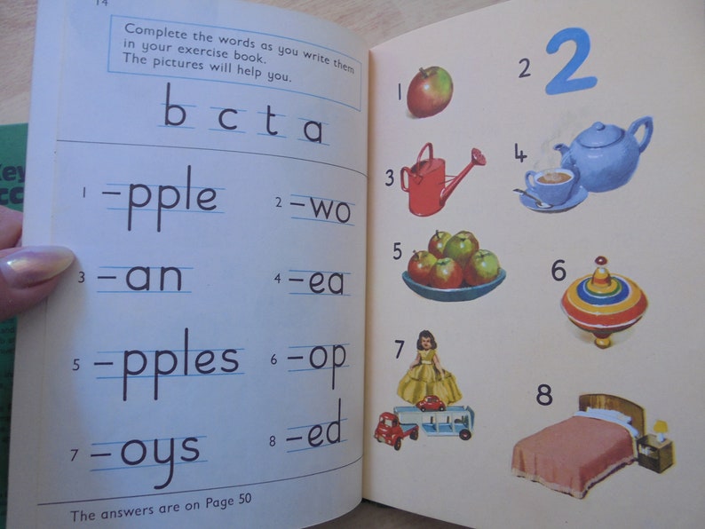 Vintage Ladybird Books for Education Writing Counting - Etsy