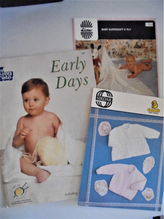 Vintage Baby Knitting Magazine Pluss Pattern Sheets / Job Lot - Etsy