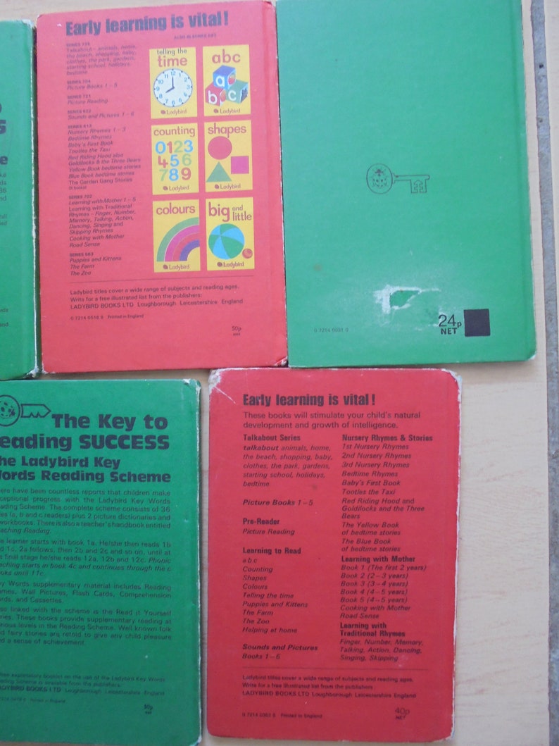 Vintage Ladybird Books for Education Writing Counting - Etsy