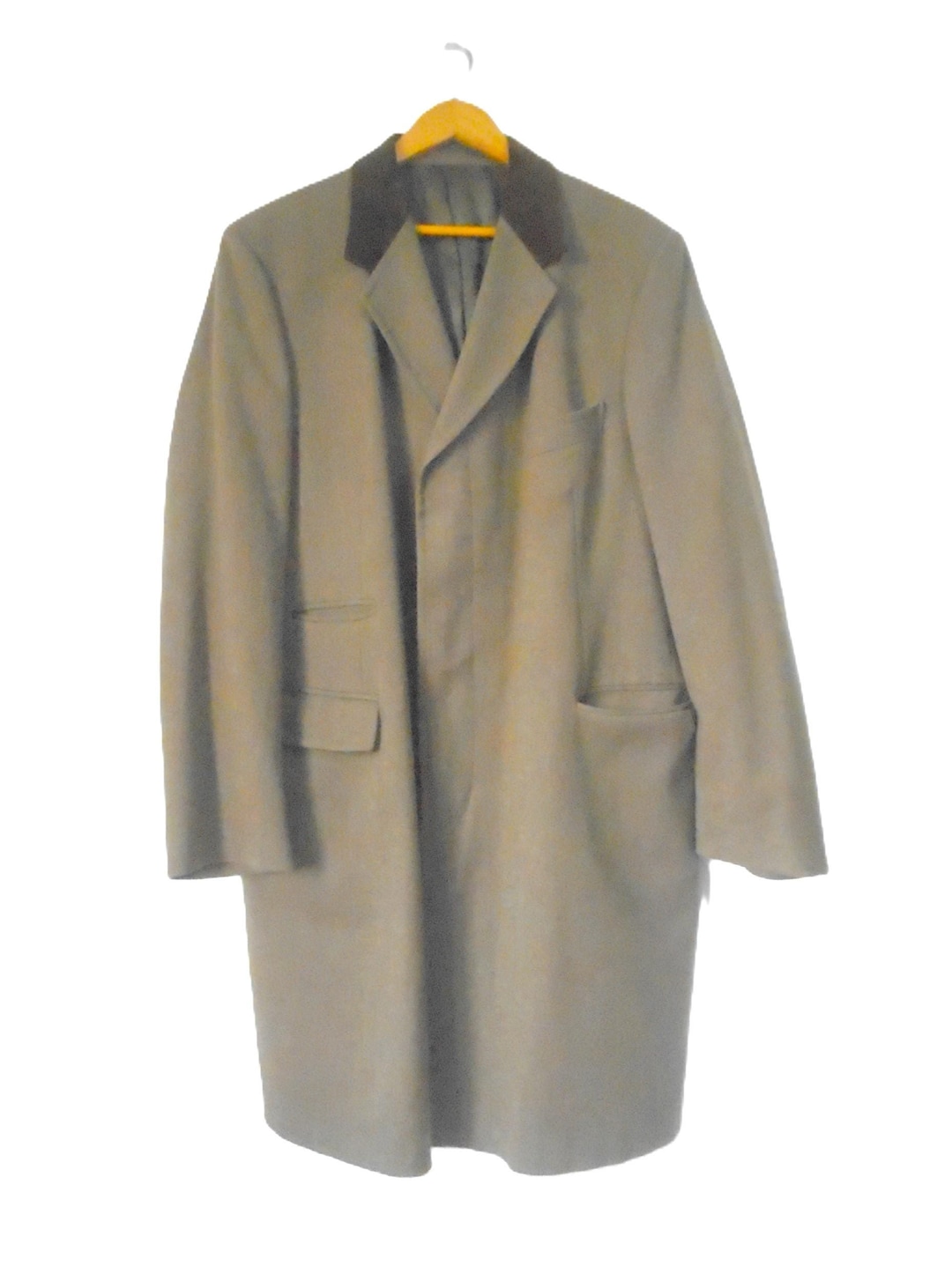 Berwin & Berwin Wool Overcoat, Velvet Collar, Made in England - Etsy UK