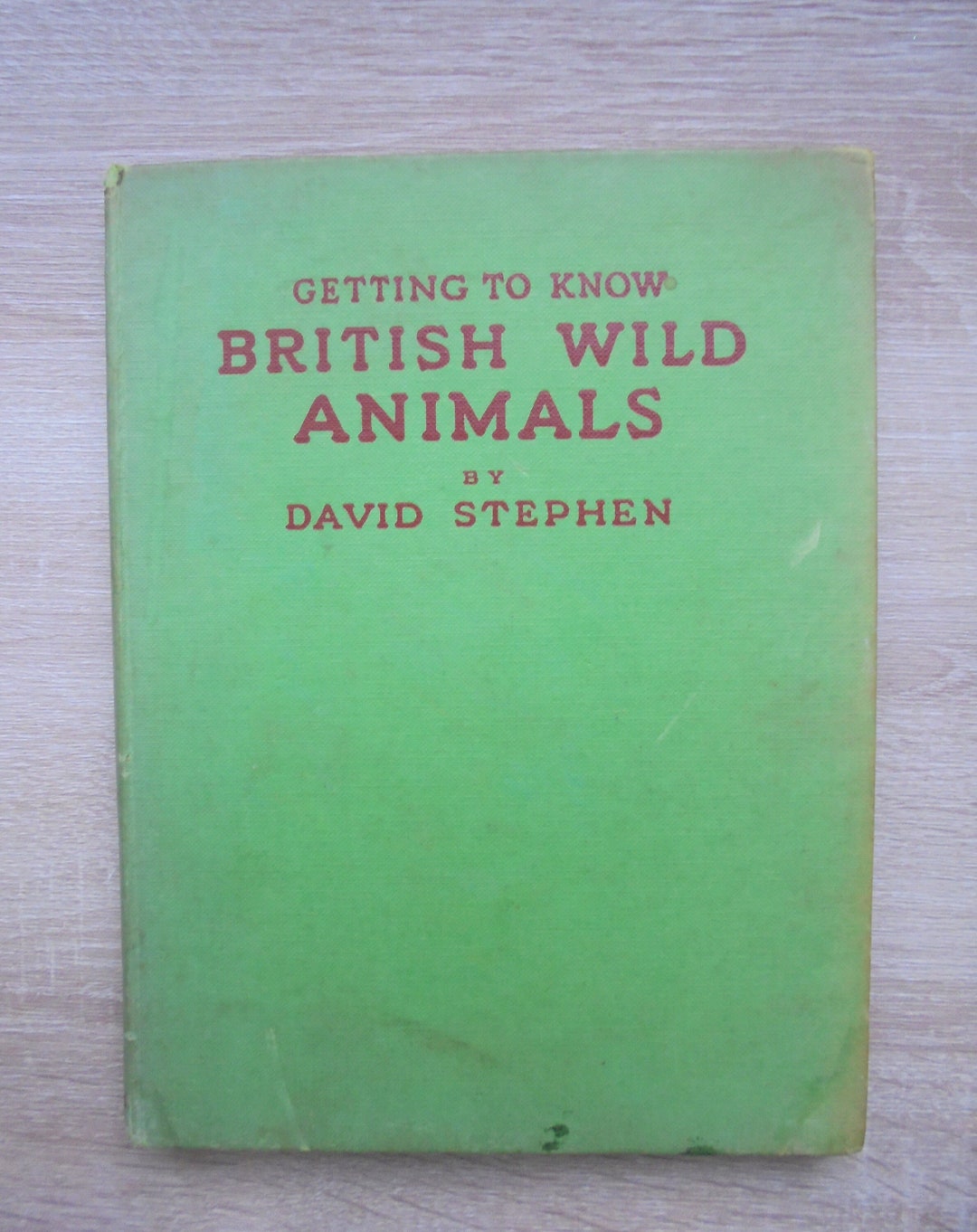 Getting to Know British Wild Animals by David Stephen, First Edition ...