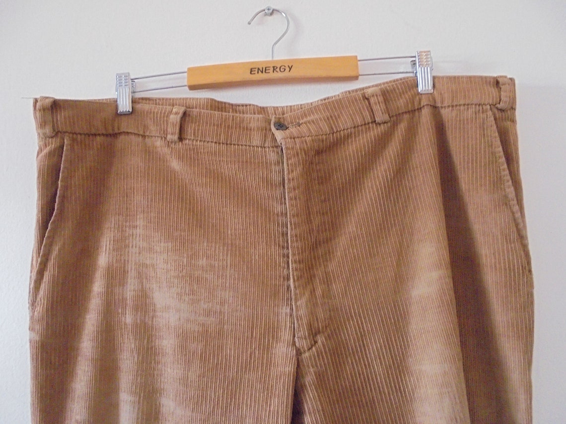 Mens Plus Size Vintage Corderoy Trousers Hobo Chic on Trend Stylish ...