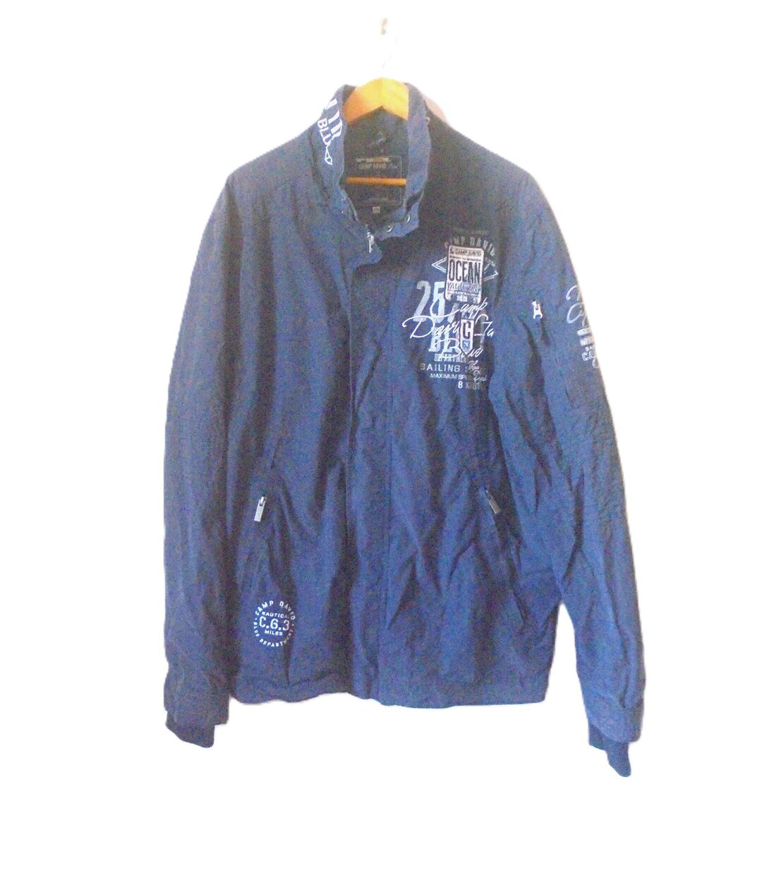 Camp David Blue Yachting Jacket - Windproof XXL Sport Coat - Etsy