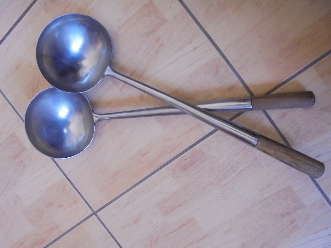 Eagle Beak Stainless Steel Cooking Ladel X 2,rustic Profesional ...