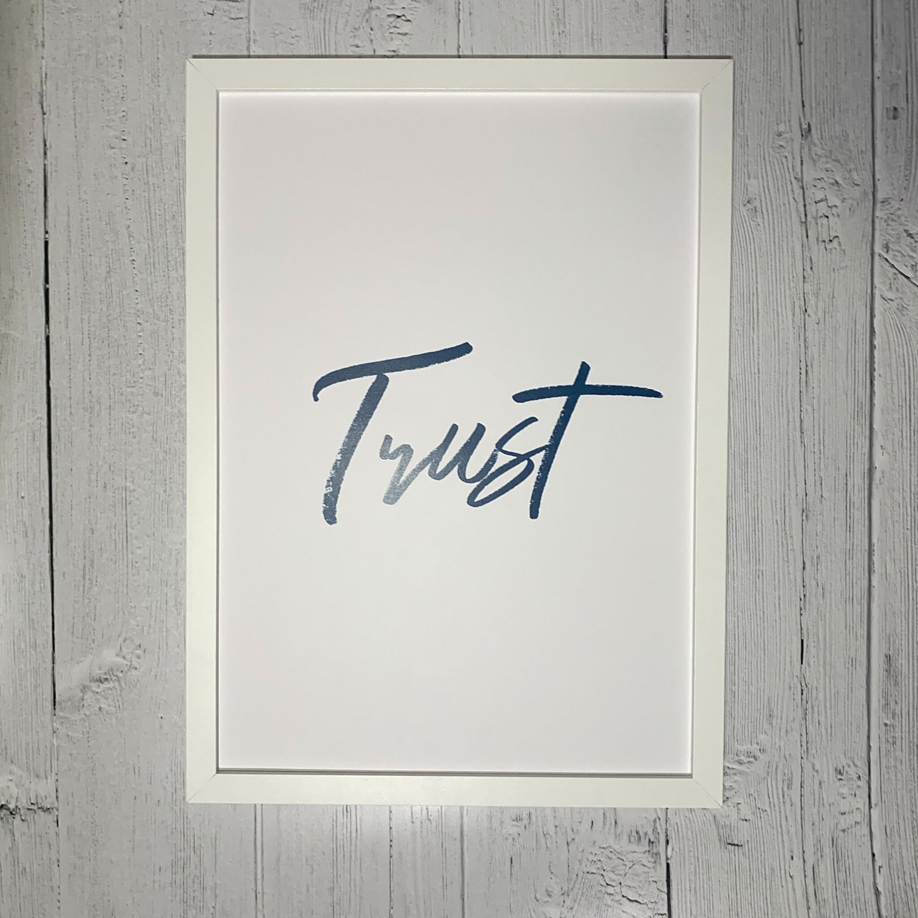 Inspirational Quote Print A3 o A4 / Trust / Typography Wall Art ... Inspirational Quote Print A3 o A4 / Trust / Typography Wall Art ...