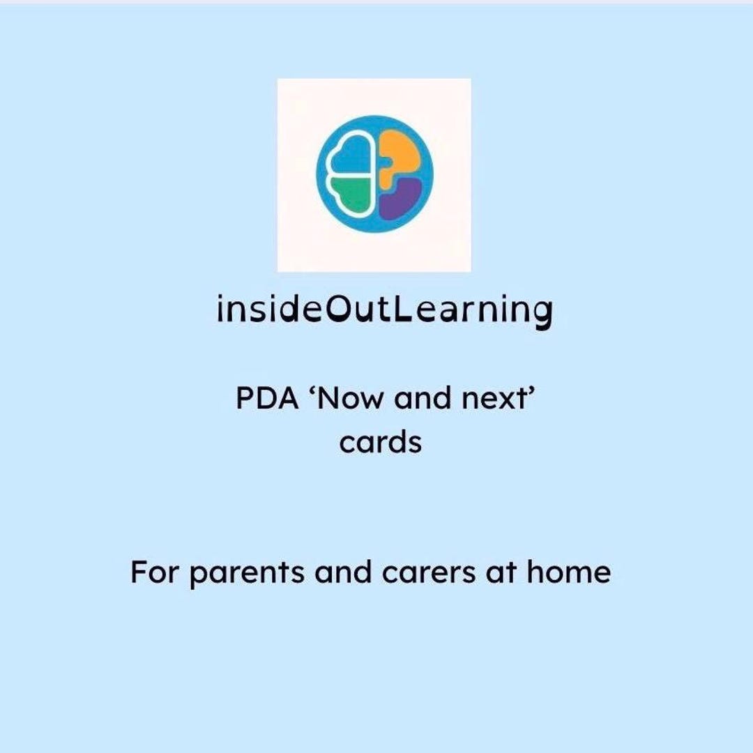 Autism PDA ‘now and Next’ Cards - Booklet - Etsy