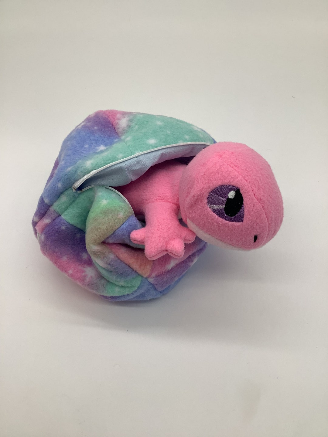 Hatching Baby Lizard Plushy Kawaii Lizard Weighted Plush a Galaxy ...