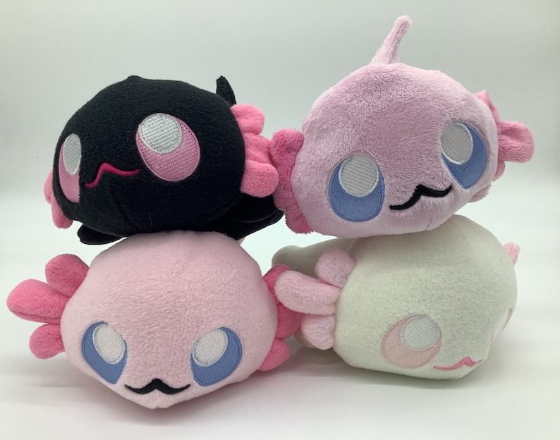 Handmade Axolotl Plush Soft Fleece Axolotl Plushy Finished - Etsy