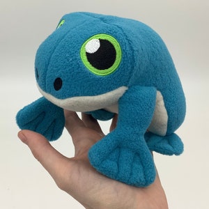 Green Tree Frog Plushie Cuddle Buddy Stuffed Animal Hoppin for Love or ...