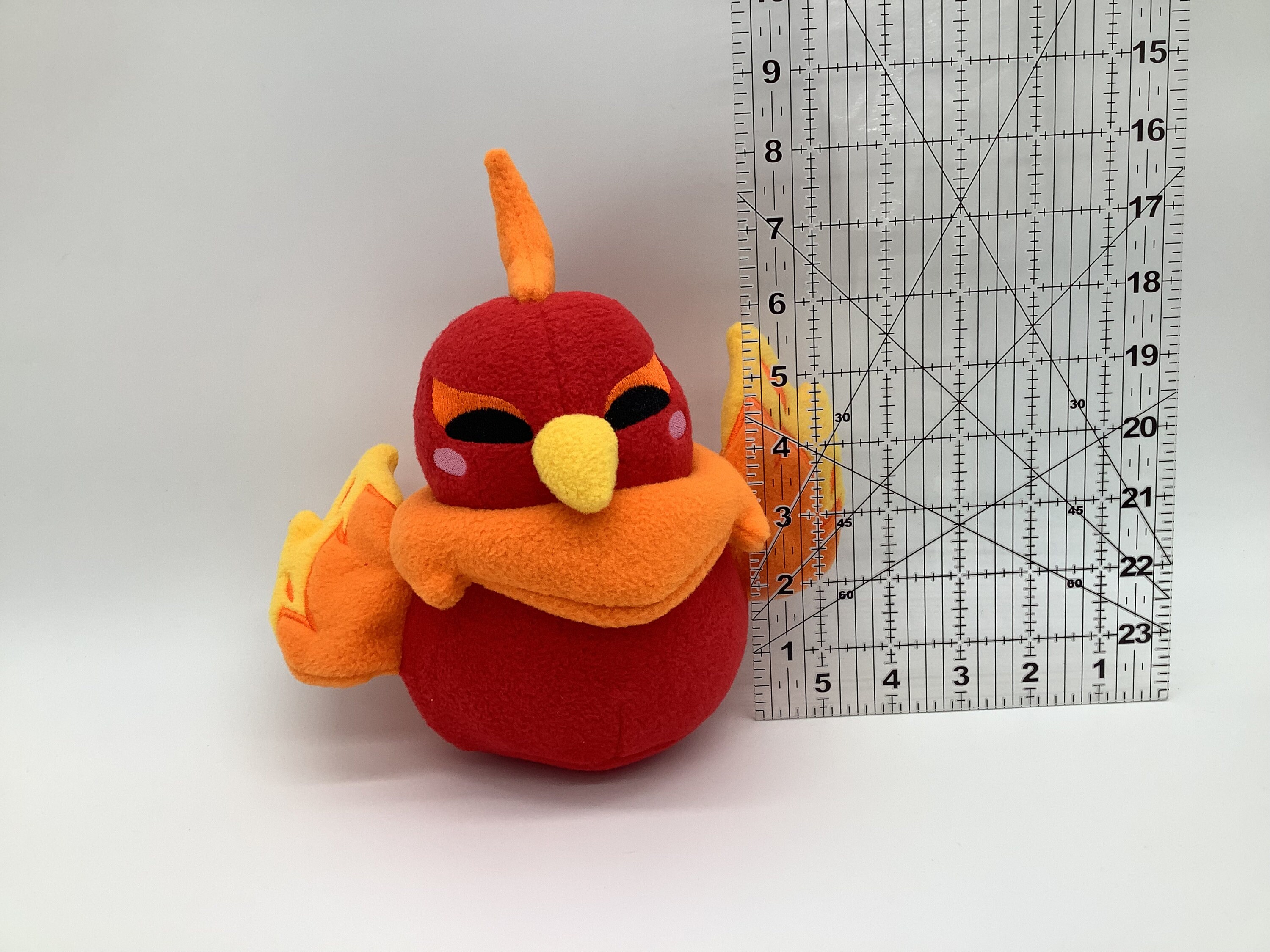 Phoenix Plush Cuddle Buddy Fire Bird Plushie Rising Phoenix Plushy or ...
