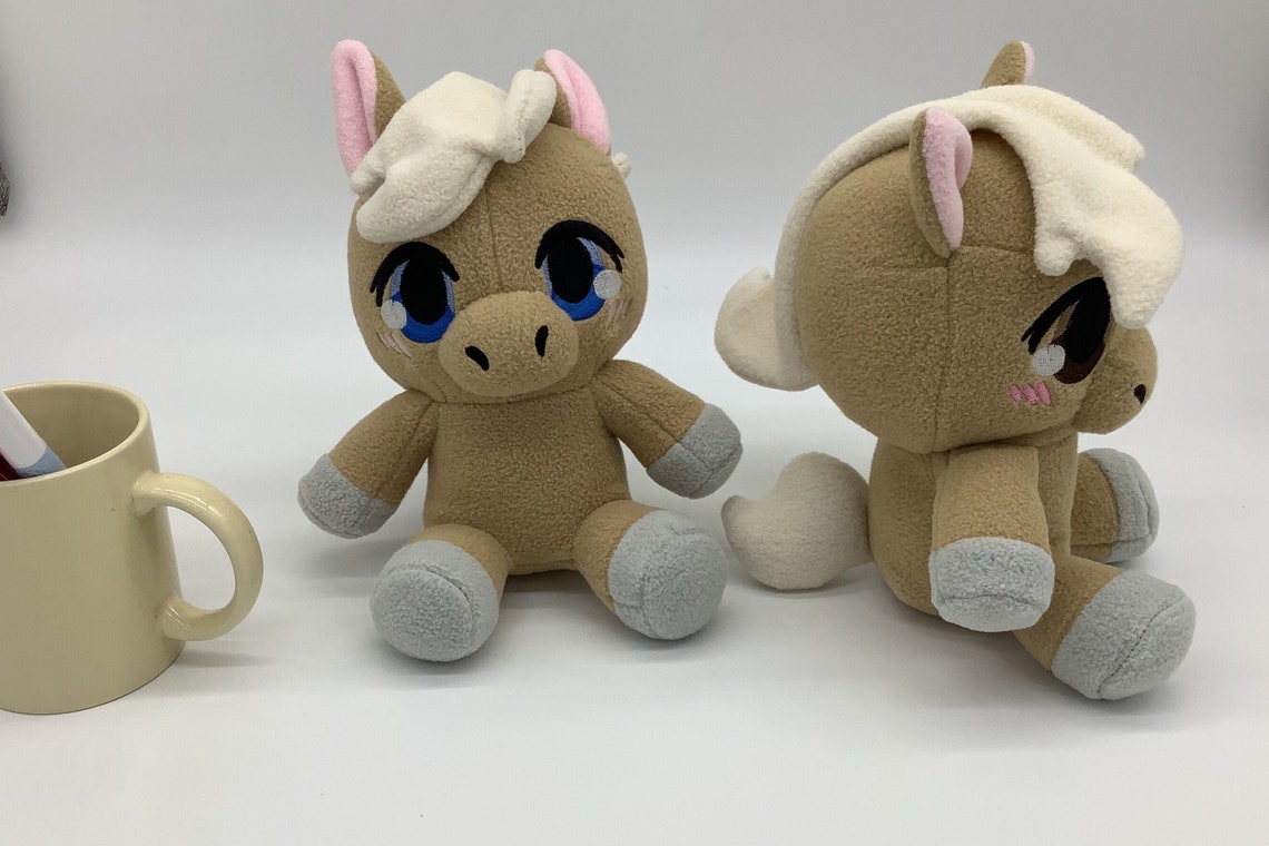 Horse Plushie Pony Kawaii Plushie Cuddle Buddy Stuffed Animal - Etsy