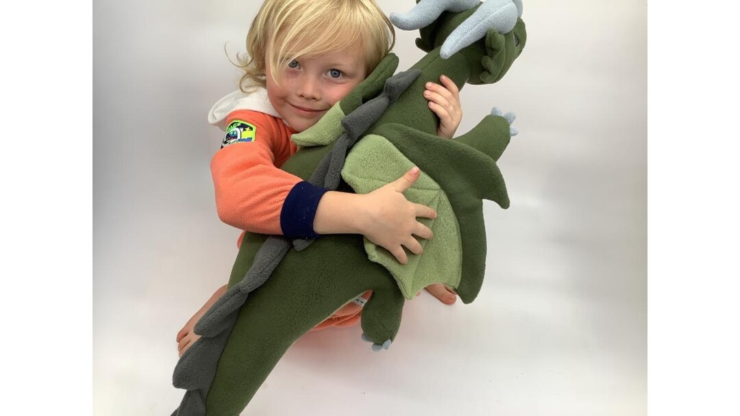 Long Neck Dragon Plushy Kawaii Dragon Stuffed Animal Cuddle Dragon ...